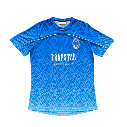 Monogram Football Jersey Blue Gradient – dailydripy