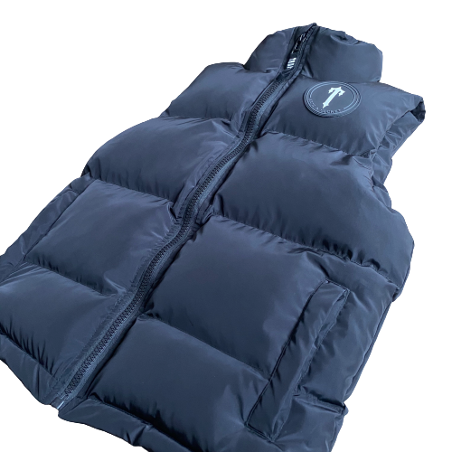 Black/White HyperDrive T Badge Gilet – dailydripy